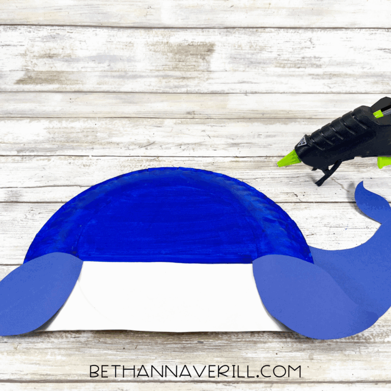 Whale Paper Plate Craft | Beth Ann Averill