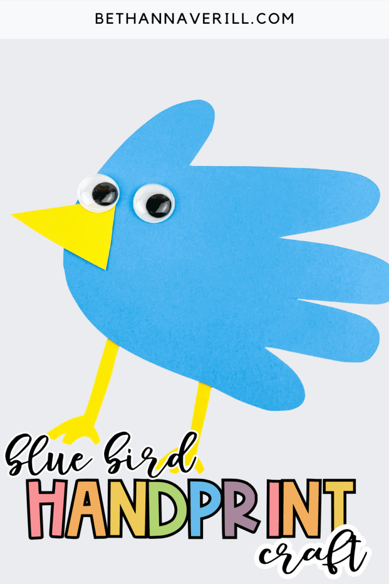Blue Bird Handprint Craft | Beth Ann Averill