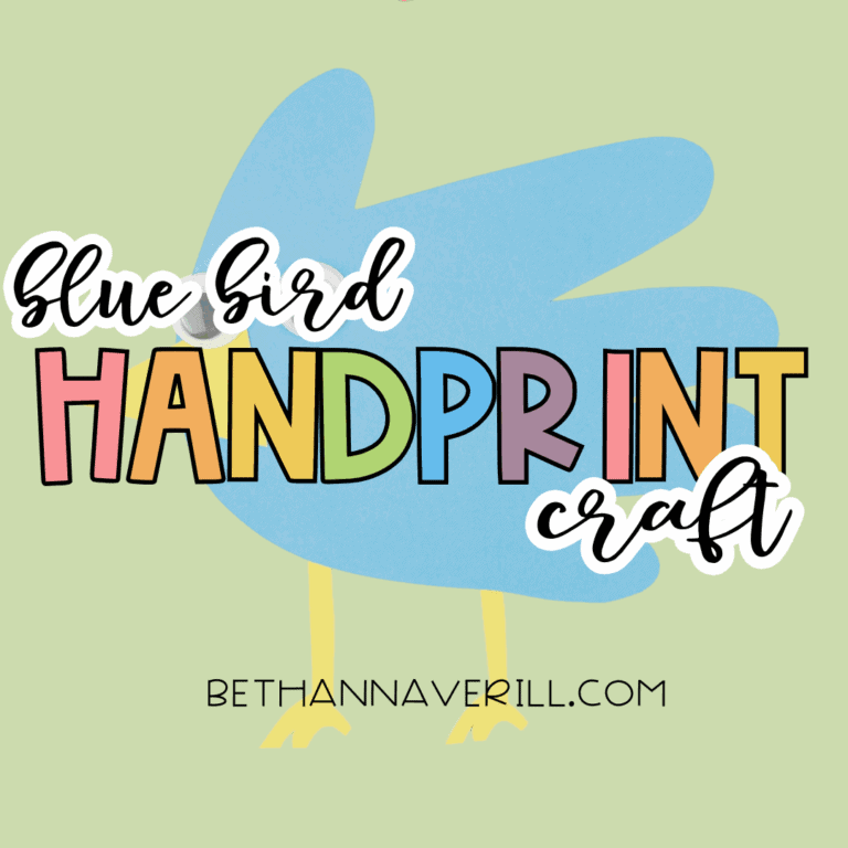 Blue Bird Handprint Craft | Beth Ann Averill