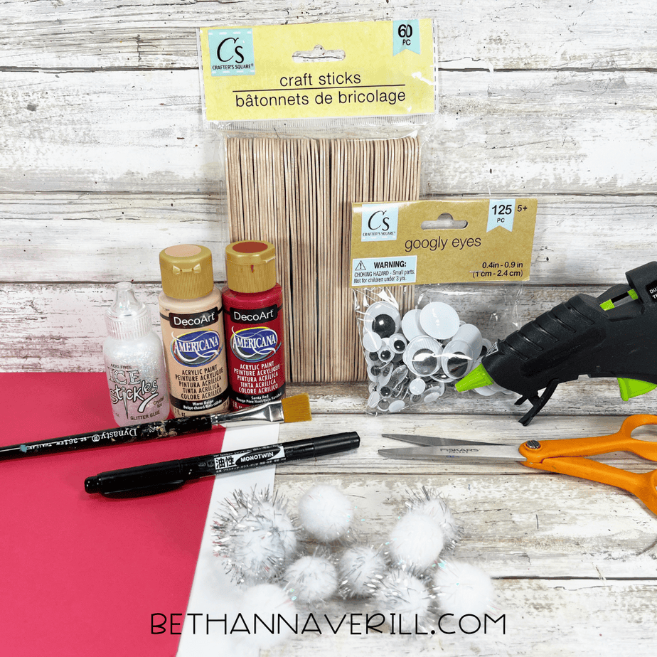 Santa Popsicle Stick Craft | Beth Ann Averill