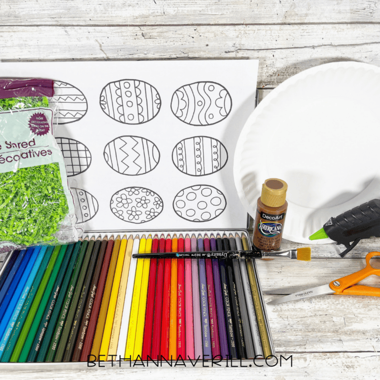 Paper Plate Easter Basket Craft for Kids | Beth Ann Averill